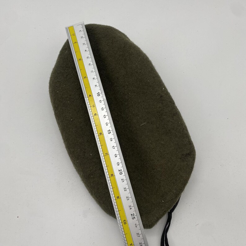 IDF Beret of General Corps Dark Green Wool, Vintage W/ Brass Insignia ...