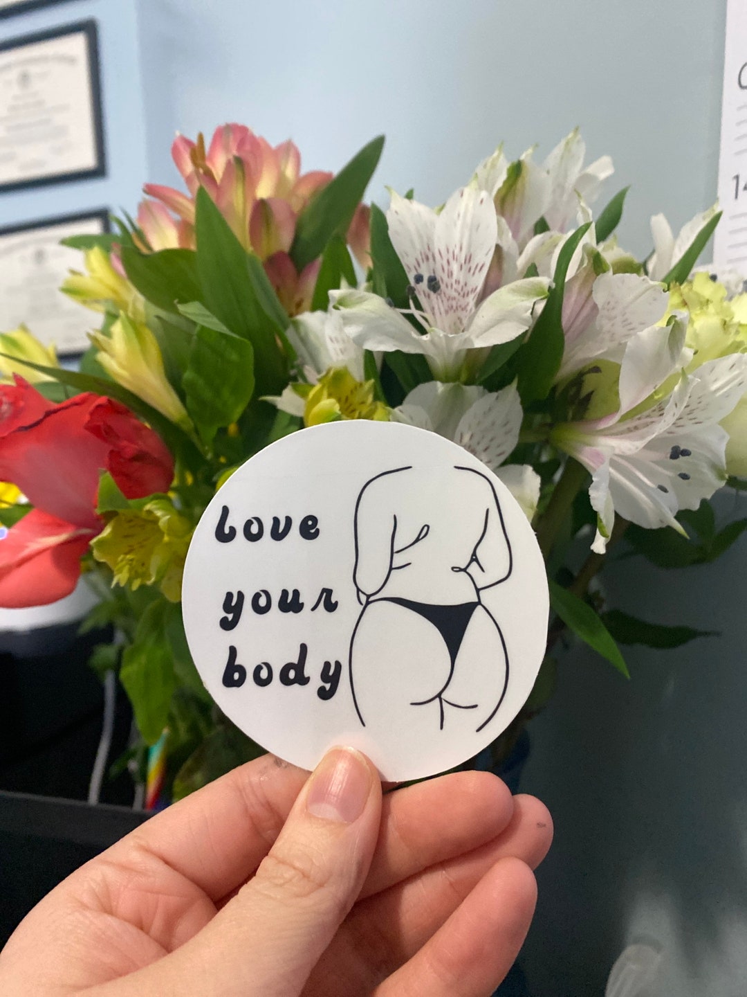 Body Stickers / Body Positivity Stickers / Self Love Stickers / Body ...