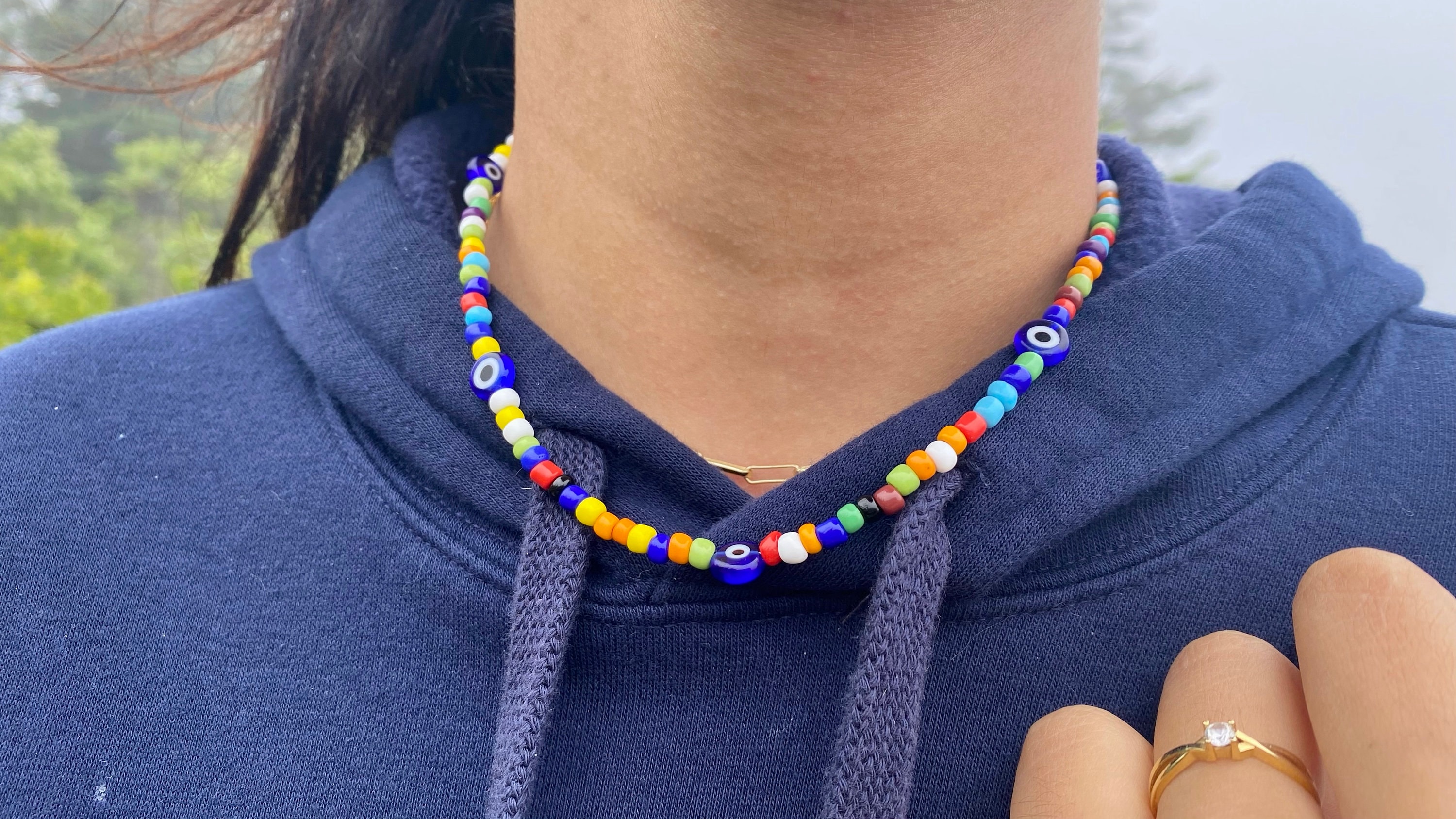 Evil Eye Necklace - Etsy