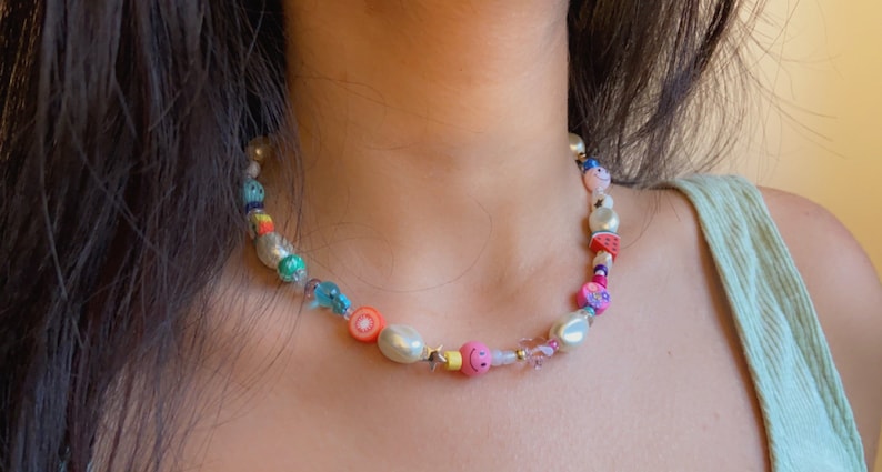 Trendy Funky Necklace - Etsy