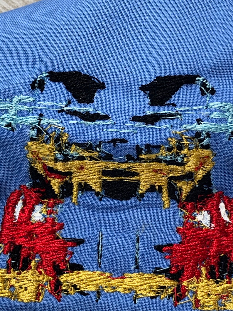 Mask Glitched Mickey Mouse Blue symmetrical - Etsy