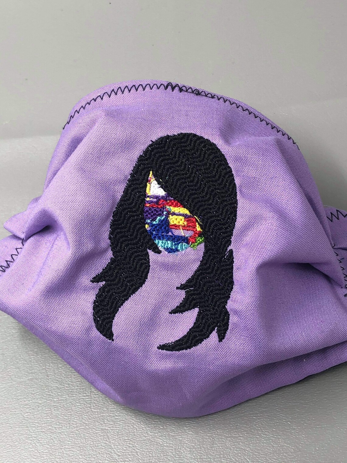 Mask Glitch Face 3 Filtered Lilac Weird Weirdcore - Etsy