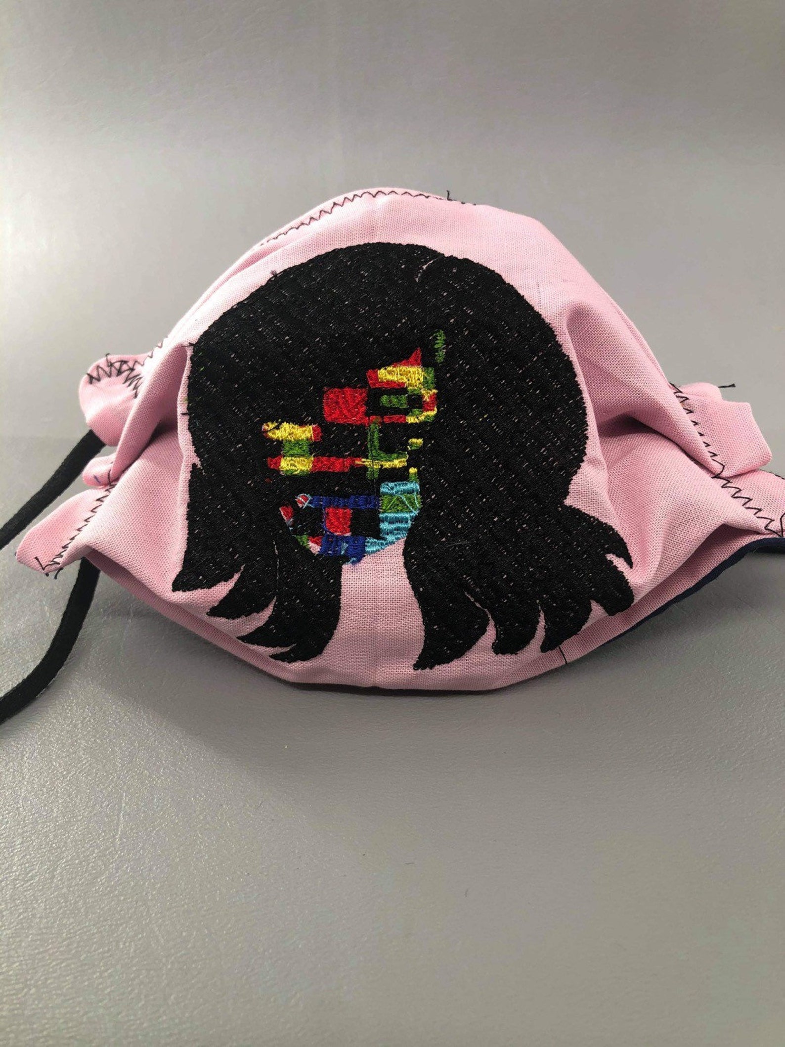 Mask Glitch Face 4 filtered pink weird weirdcore | Etsy