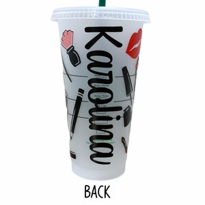 Wake up and Makeup Cup, Makeup and Ice Coffee Lovers, Makeup Artist ...