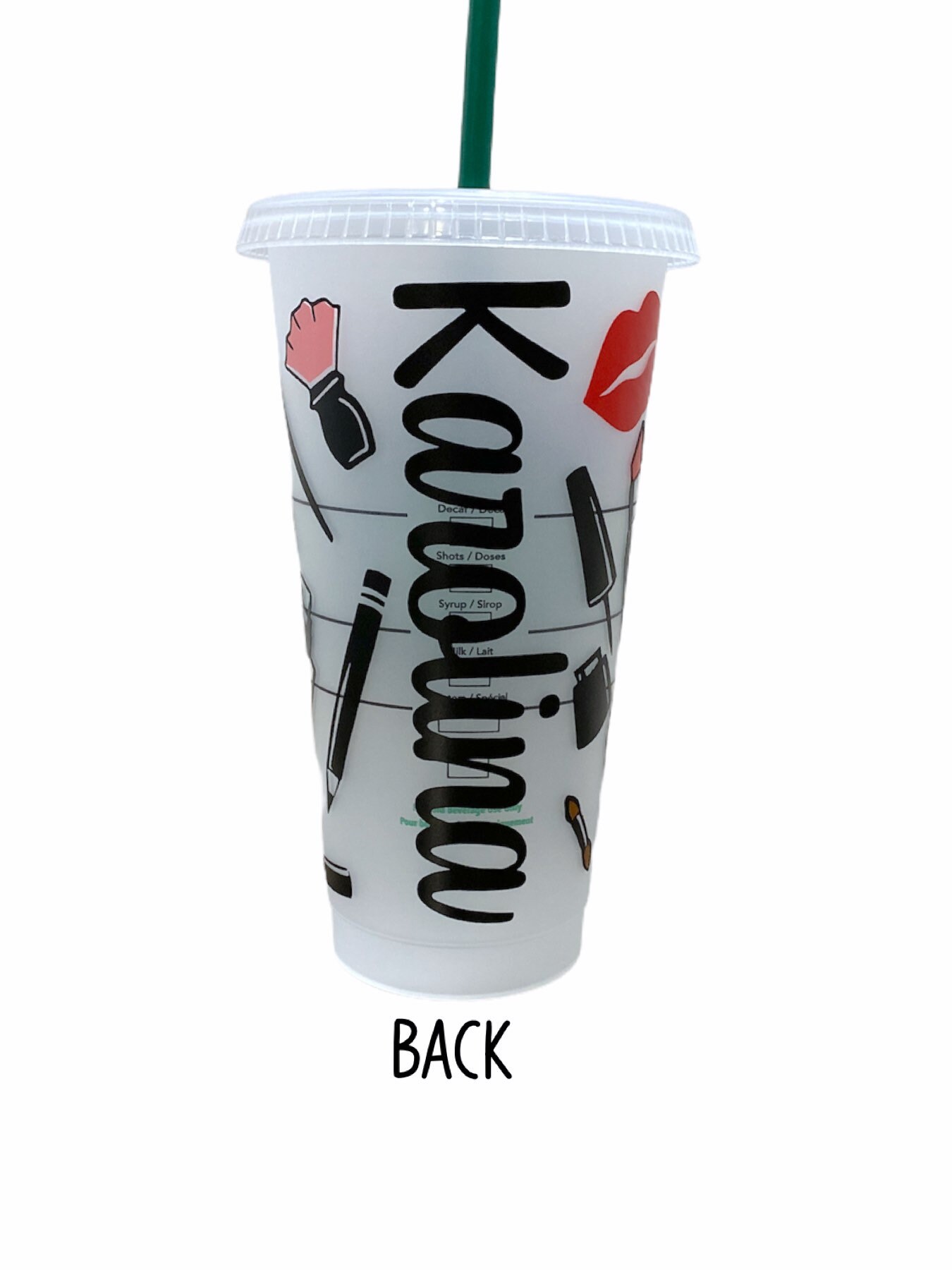 Wake up and Makeup Cup Makeup and Ice Coffee Lovers Makeup - Etsy