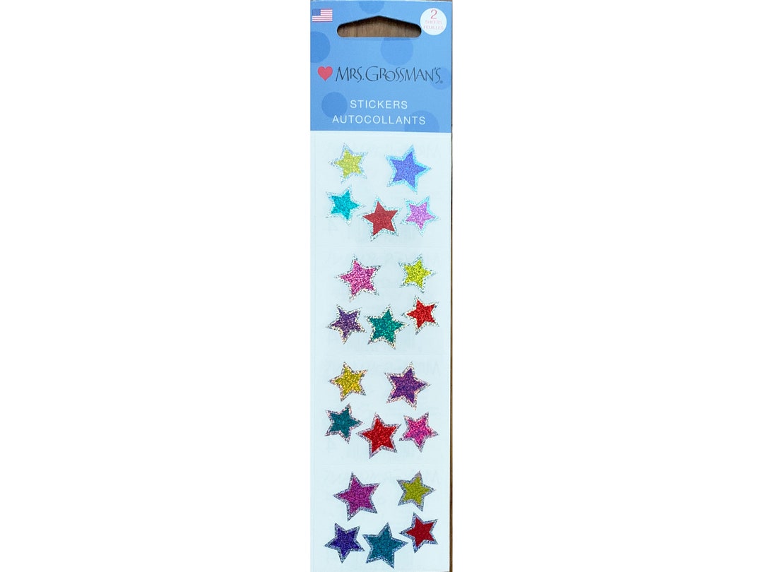 Sparkle Star Stickers in Jewel Tone Colors for Scrapbooking ...