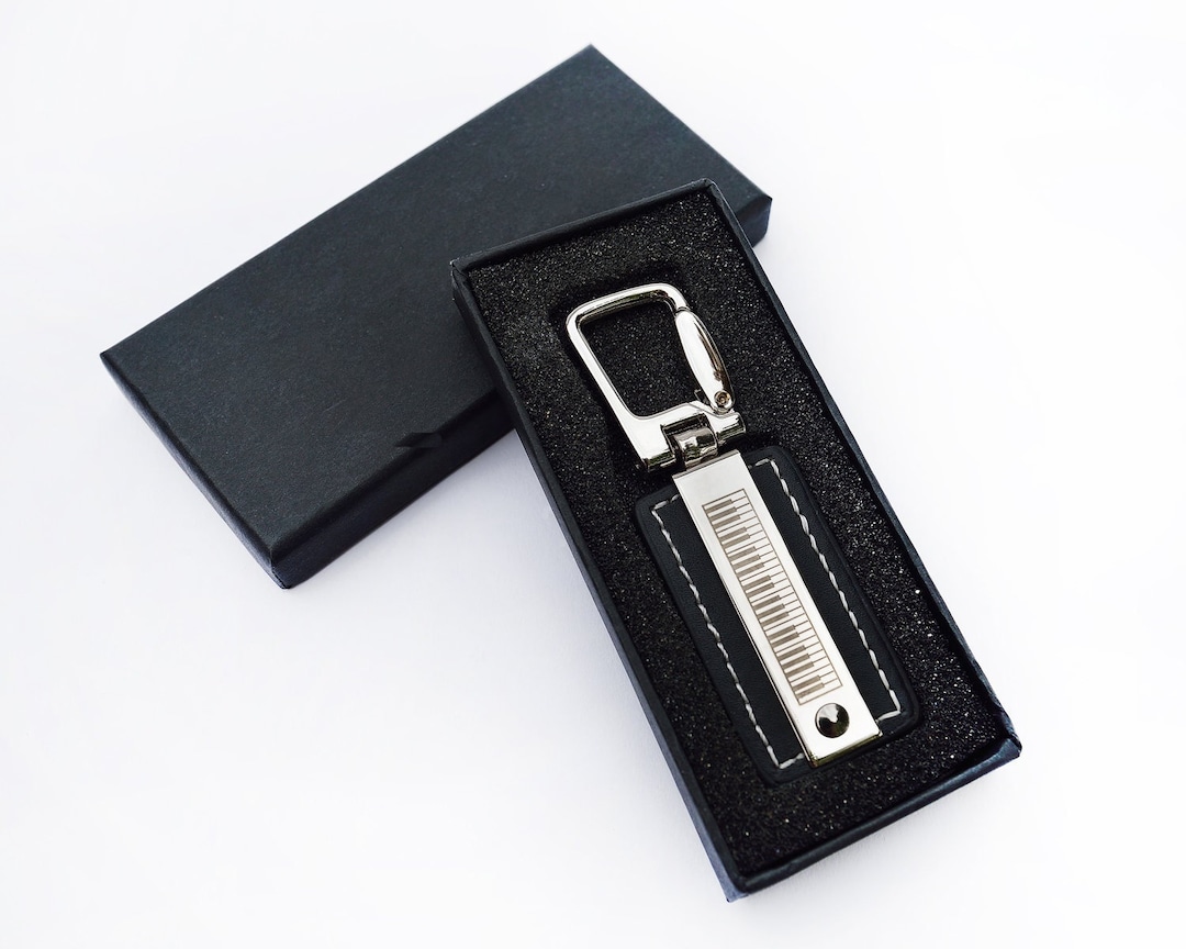 Engraved Piano Keys Keychain | Piano Keyboard Key Ring | Carabiner ...