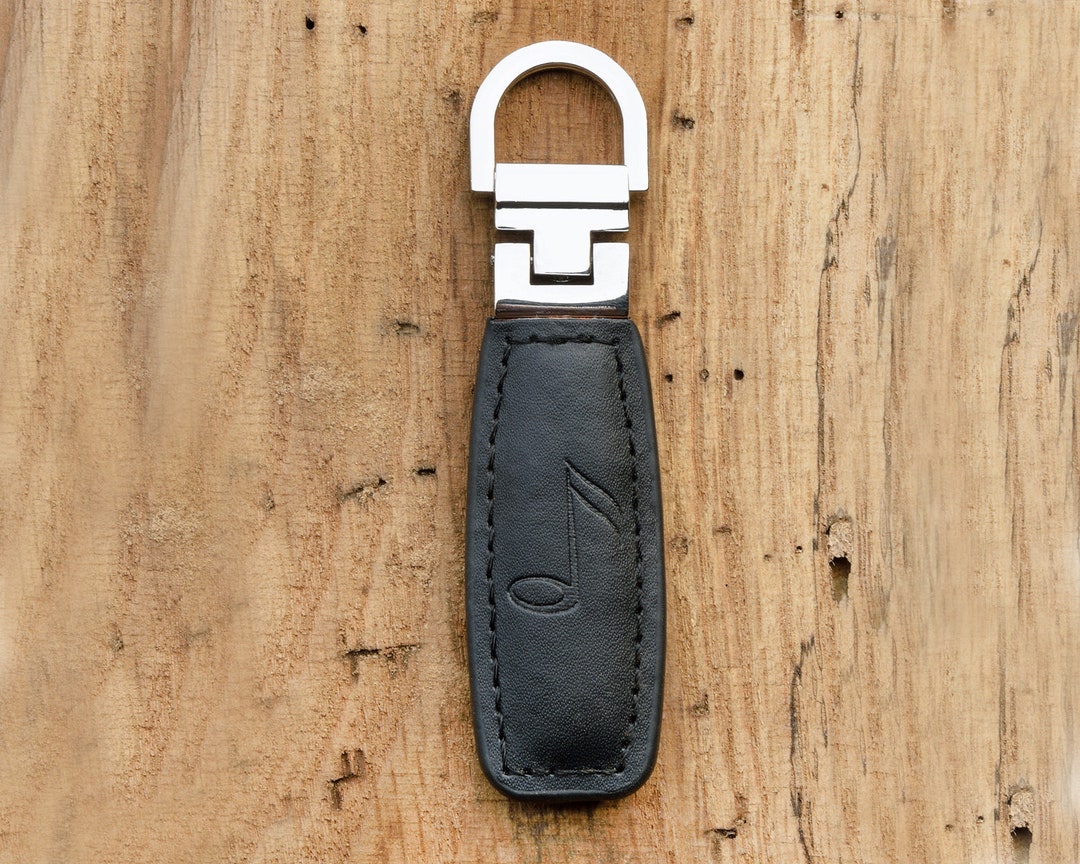 Music Note Keychain | Musical Note Key Ring | Music Theme Key Fob ...