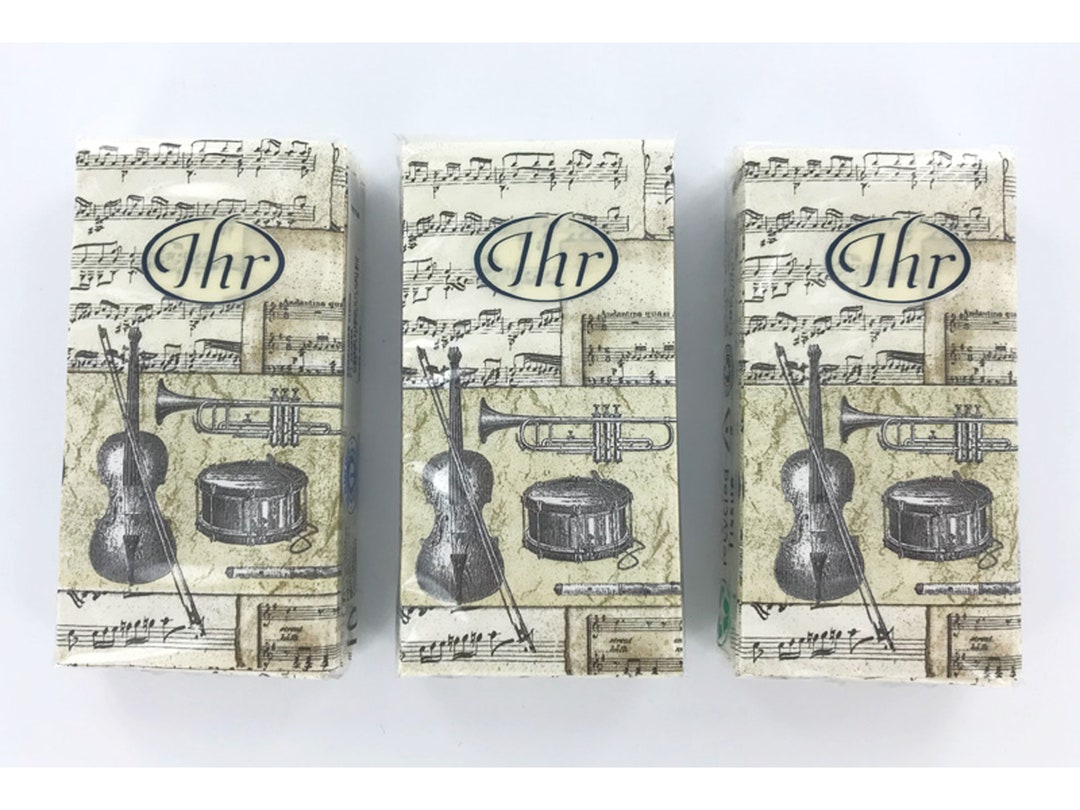 Music Instrument Pocket Size Tissues / Set of 3 Packs / Band & - Etsy