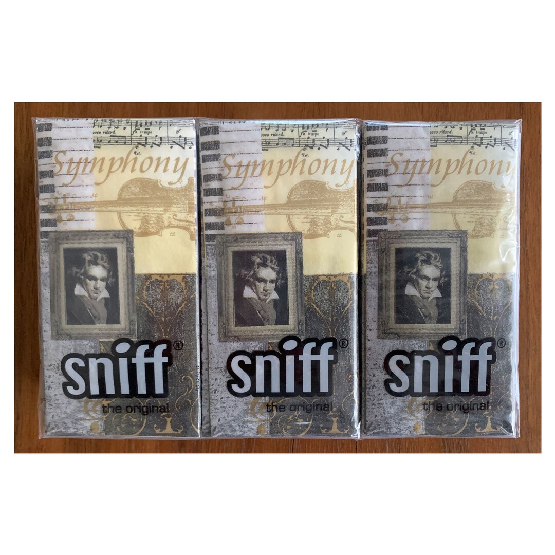 Music Pocket Size Tissues / Sold in Units of 6 Packs / Symphony Violin ...
