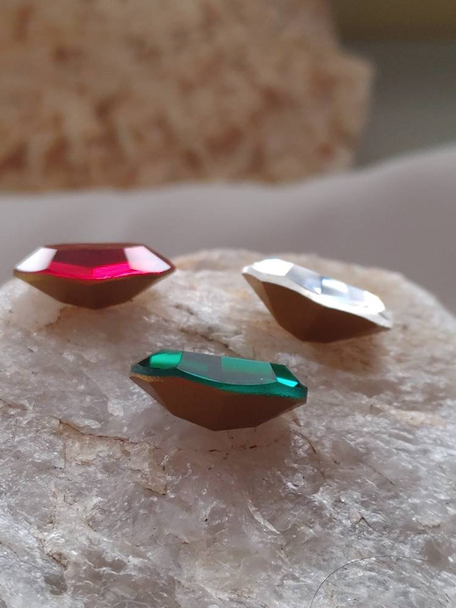 Vintage 1970s Genuine Swarovski Crystals 3 colours 1813mm | Etsy