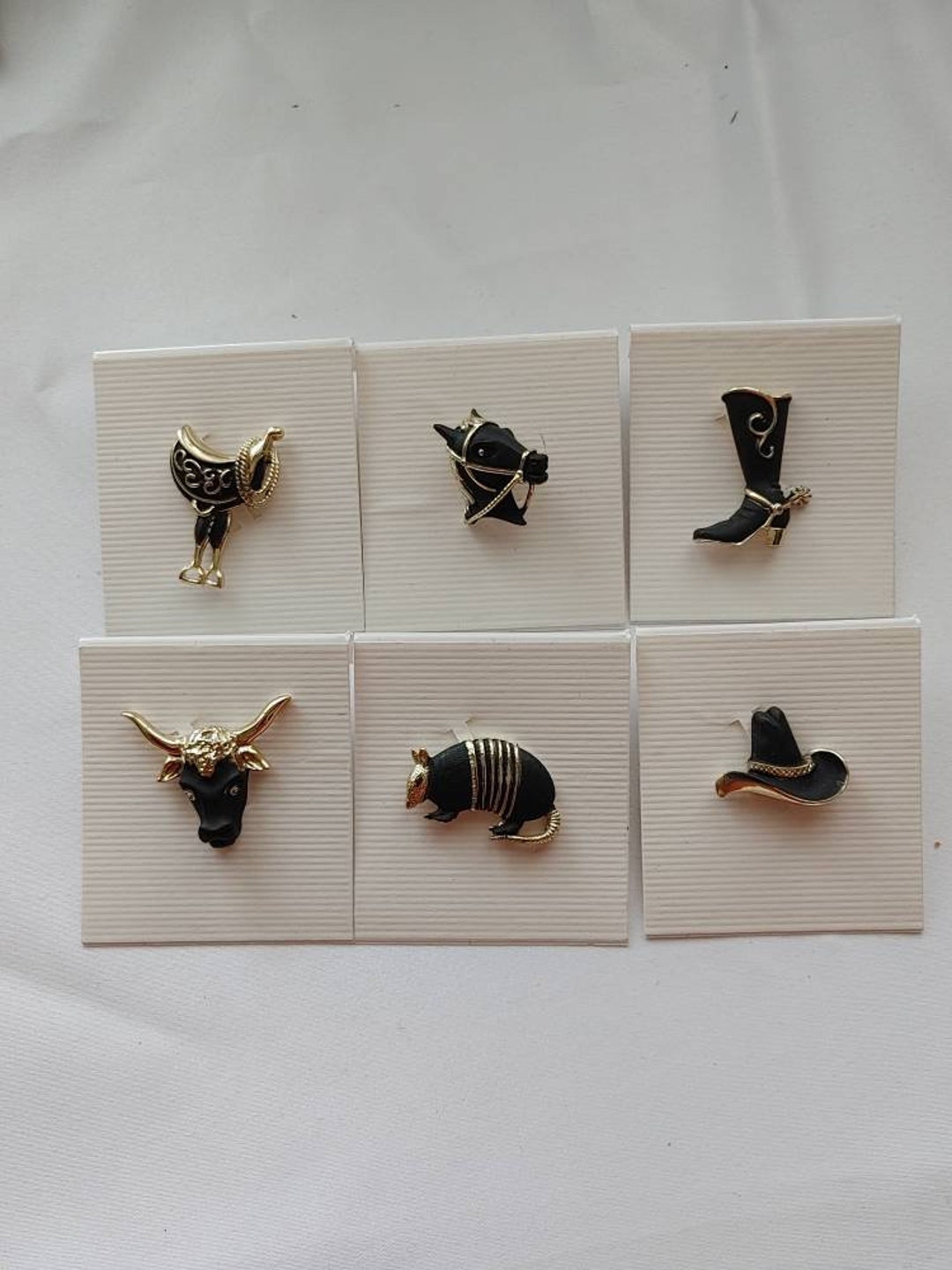 Vintage Small Western Style Tack Pins From 1970s - Etsy