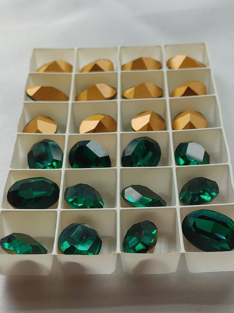 Vintage 1970s Genuine Swarovski Crystals 3 colours 1813mm | Etsy