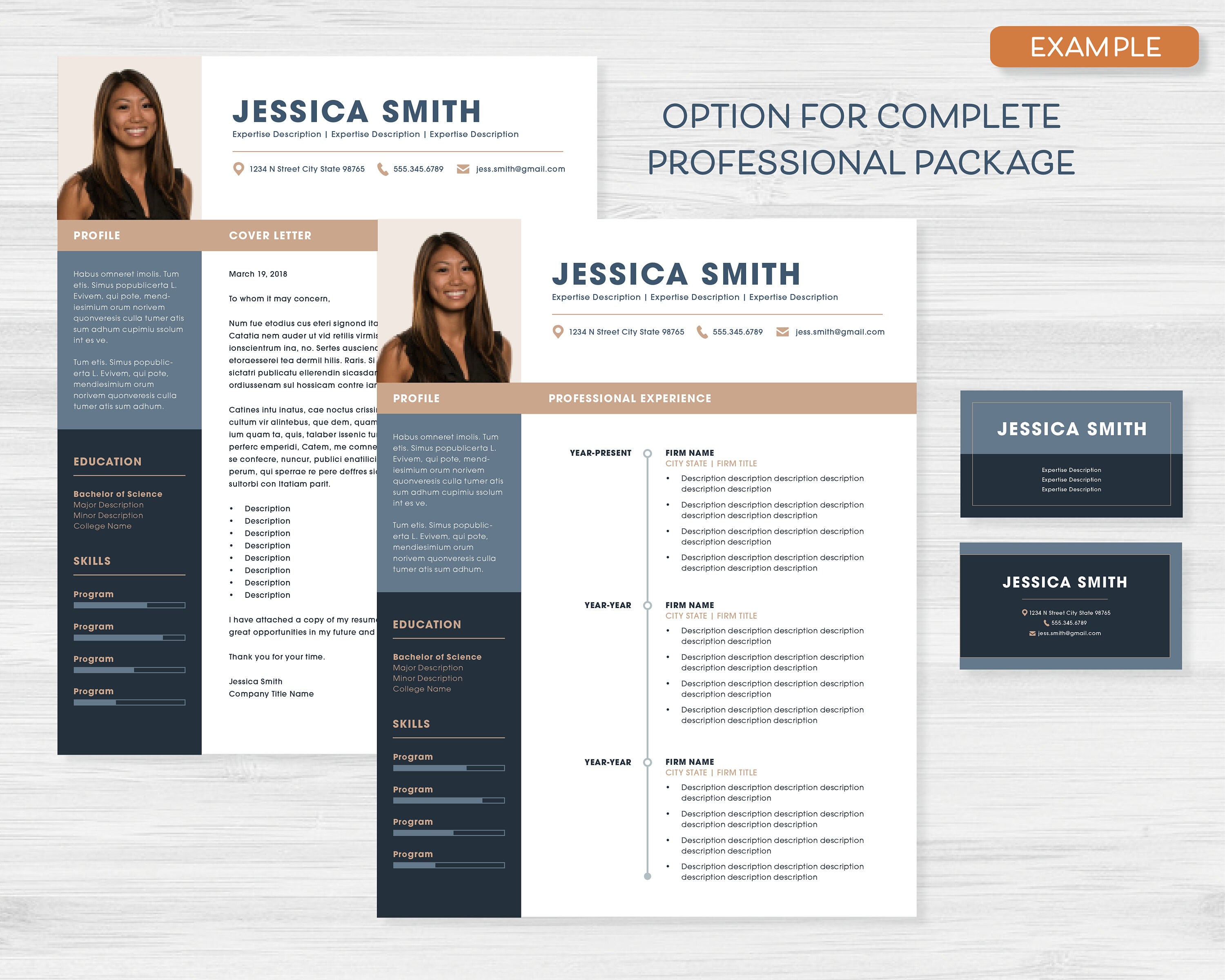 Personalized Resume Design Digital Files ONLY Custom | Etsy