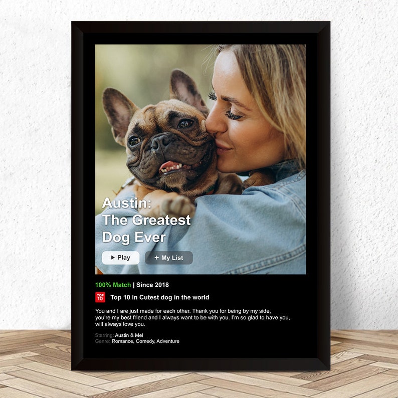 Personalised Movie Poster, Digital Illustration, Pet Portrait, Portrait ...