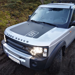 Long Matt Hood Graphic Decal for Discovery 4, 3, LR4, LR3 + Tag | Easy ...