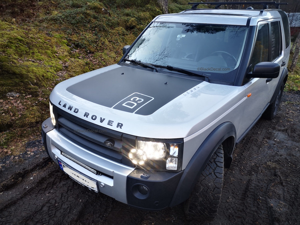 Long Matt Hood Graphic Decal for Discovery 4 3 LR4 LR3 - Etsy