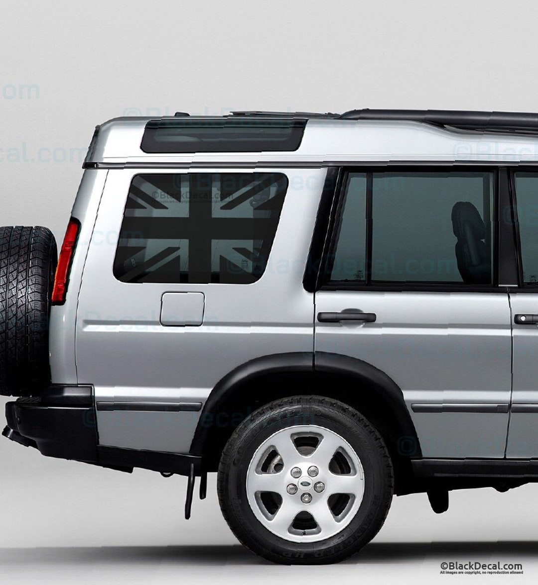 Window Union Jack Flag for Discovery 2 Rear Side Window, Land Rover DII ...