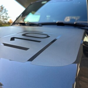 Special Edition* Defender 130 110 90 Hood Decal | Galaxy Grey Matt Anti ...