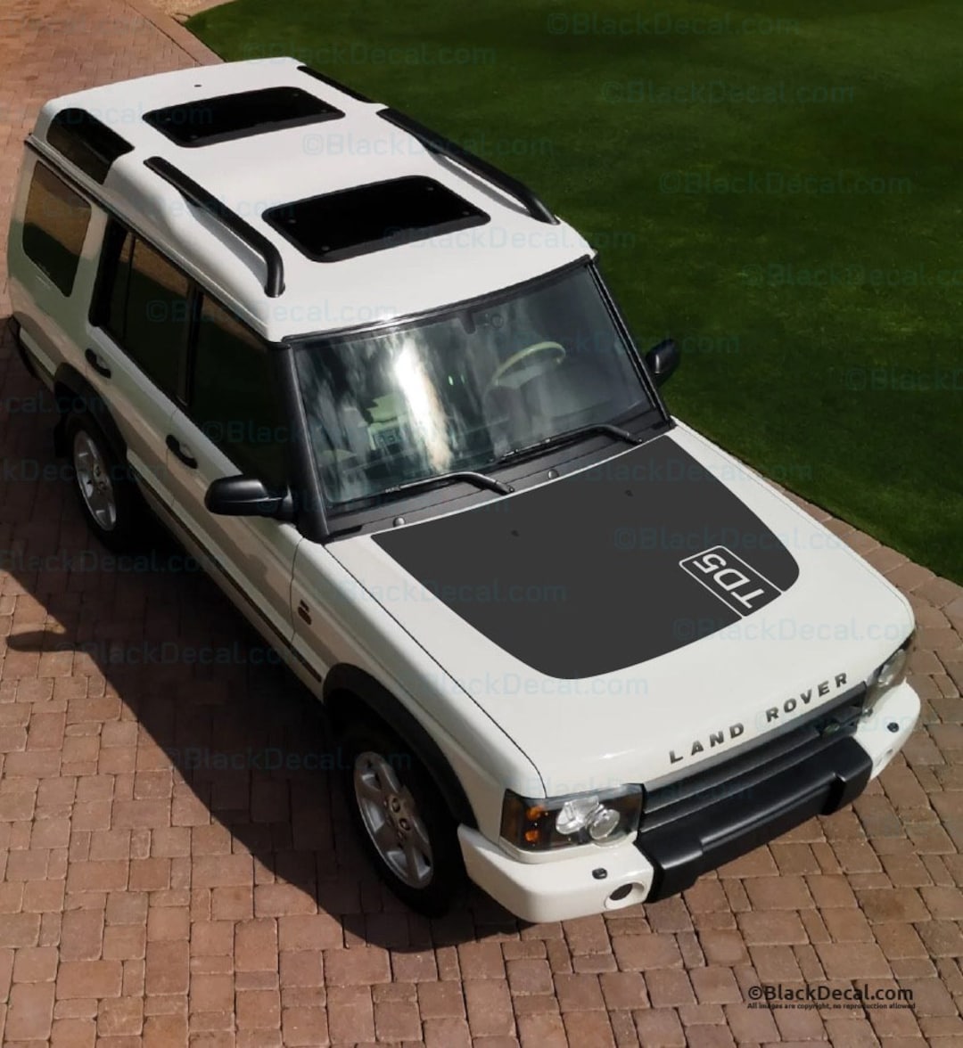 Discovery 2 Hood Decal With Tag, Bonnet Vinyl Graphic for Land Rover ...