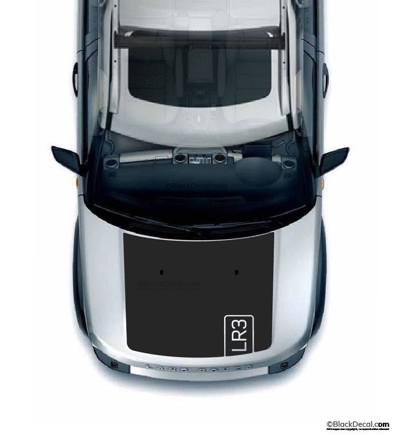 Long Matt Hood Graphic Decal for Discovery 4 3 LR4 LR3 - Etsy