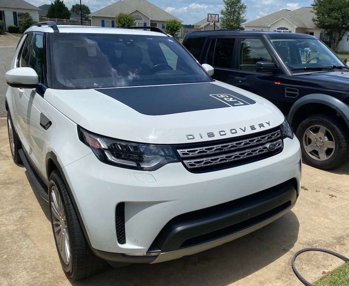 Land Rover Discovery 5 Hood Decal: Matte Black Vinyl Graphic + Tag - Etsy