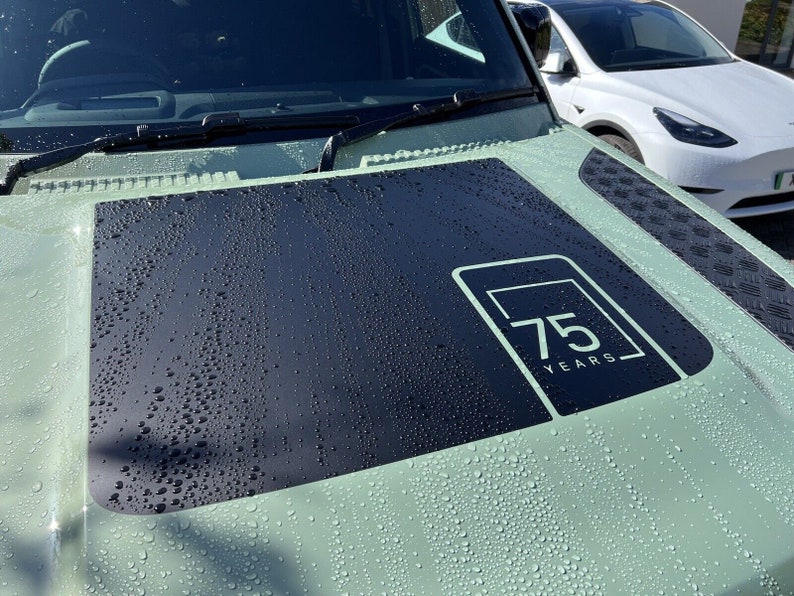 75th Anniversary Hood Decal for Land Rover Defender L663 - Etsy