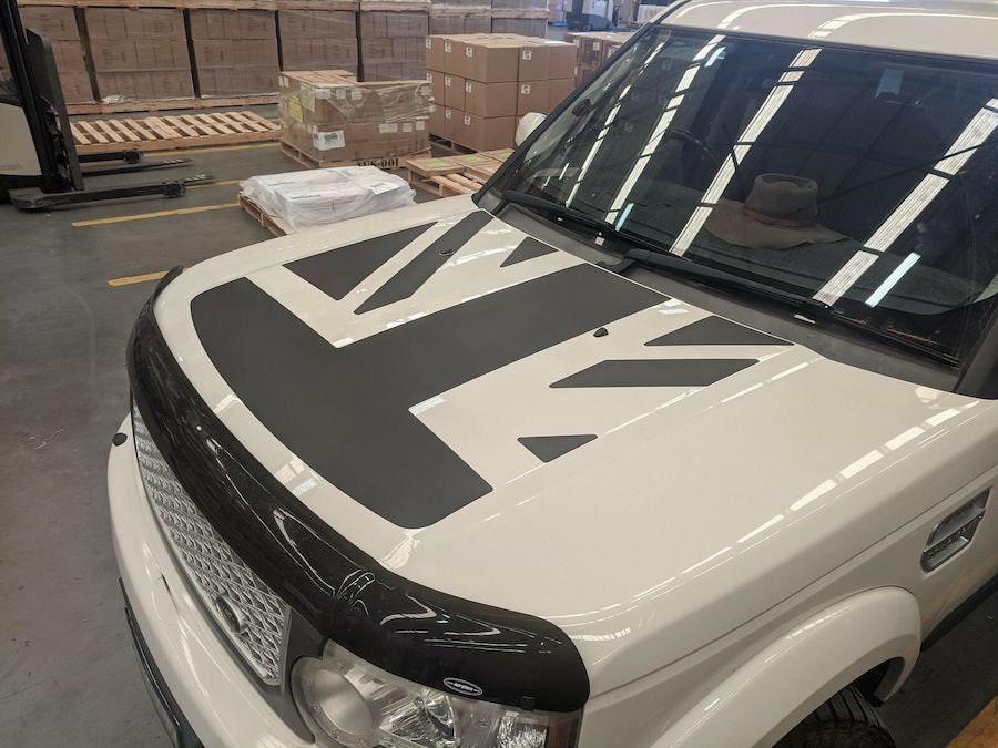 Union Jack Bonnet Decal Designed for the LR3, LR4 Land Rover DISCOVERY ...