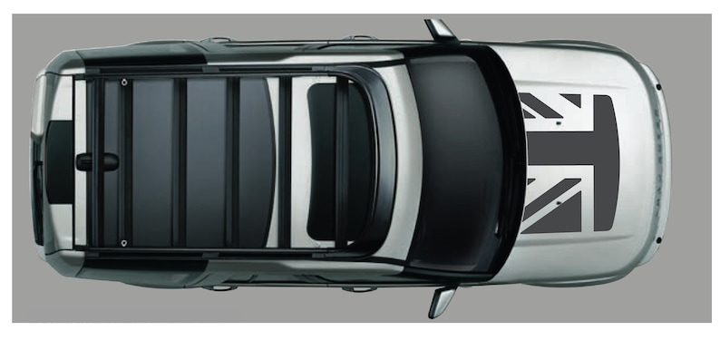 Union Jack Bonnet Decal Designed for the LR3, LR4 Land Rover DISCOVERY ...