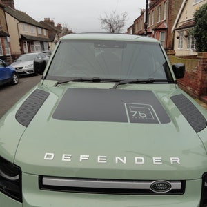 75th Anniversary Hood Decal for Land Rover Defender L663 Bonnet Graphic ...