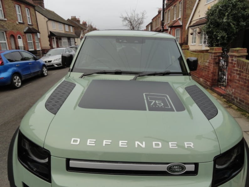 75th Anniversary Hood Decal for Land Rover Defender L663 - Etsy