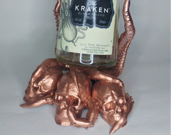 Kraken Rum Bottle Stand Gothic Horror Theme - Etsy