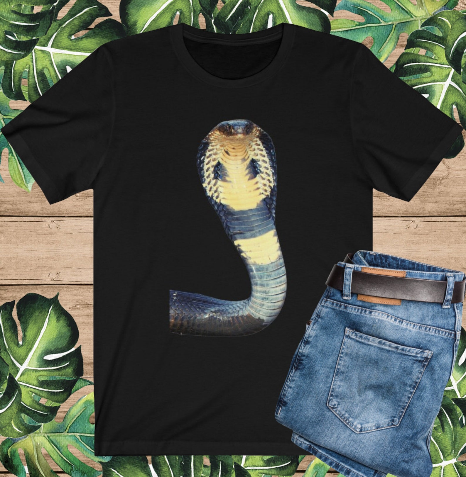 King Cobra Shirt, Wild Animals Snake Lovers Tees Gift for Her / Him ...
