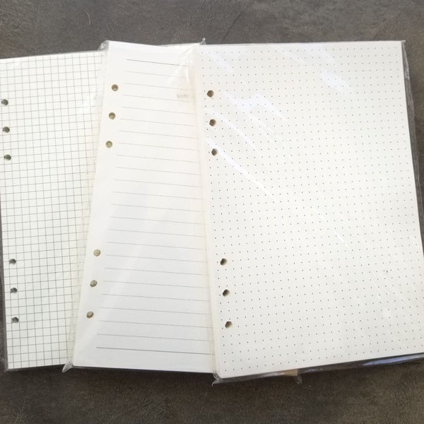 A5 Grid Paper Refill - Etsy