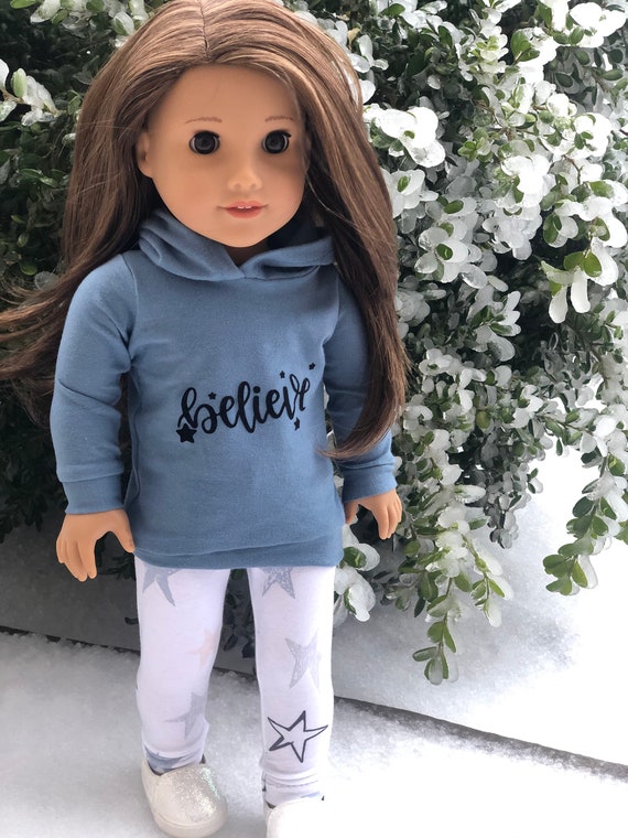 Sweater outfit 18 inch doll clothes Hoodie shirt and Pants | Etsy