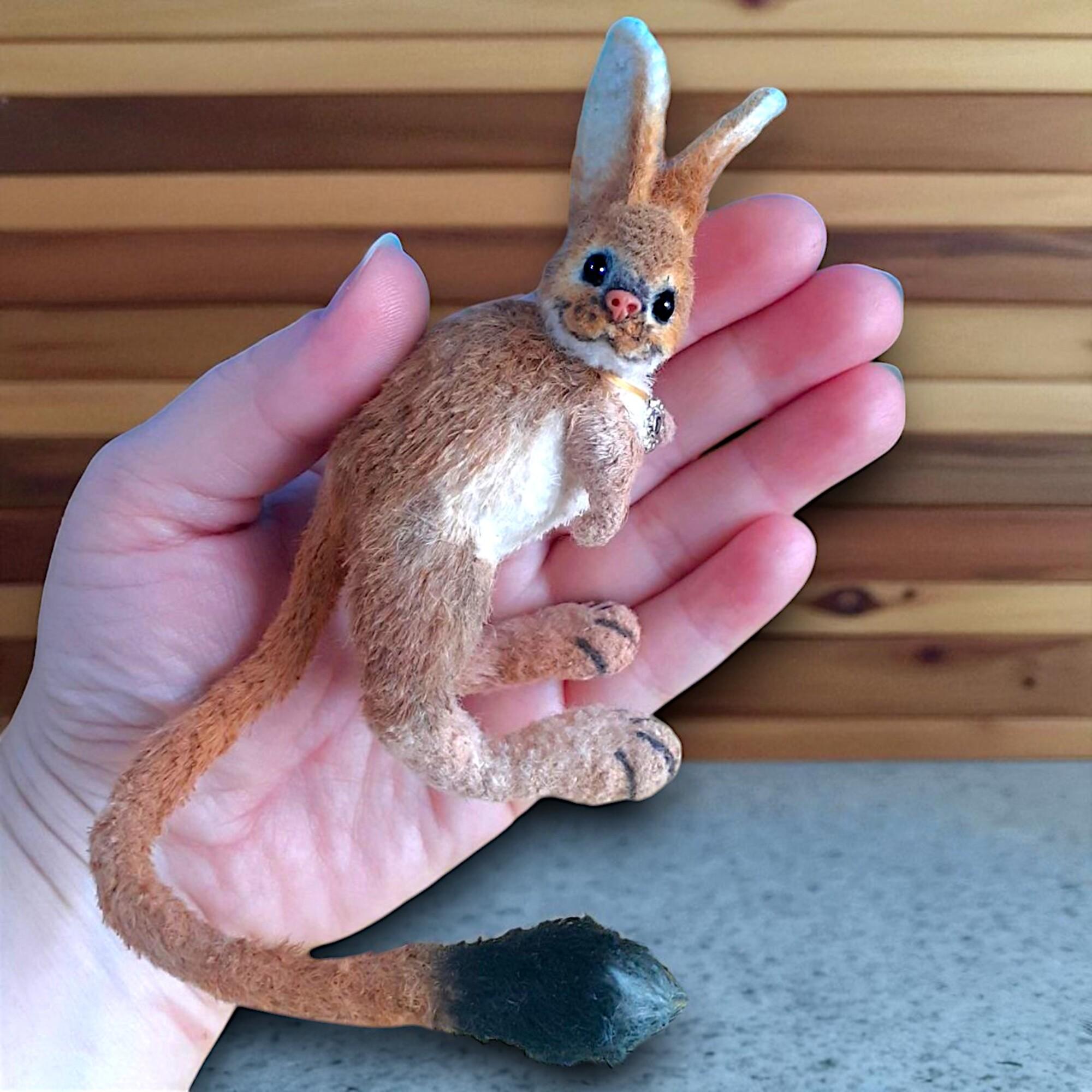 Long-eared Jerboa, Desert Animal, Miniature Crochet - Unique ...