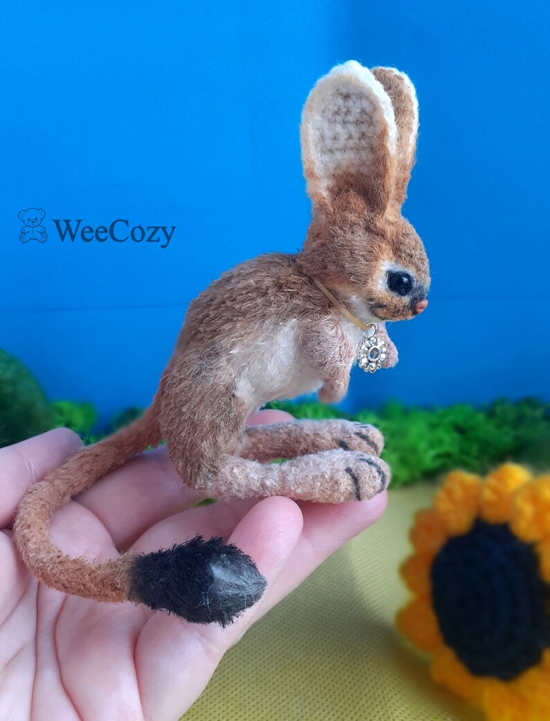 Crochet Jerboa, Rodent Toys, Realistic Animal Toy, OOAK Creature - Etsy