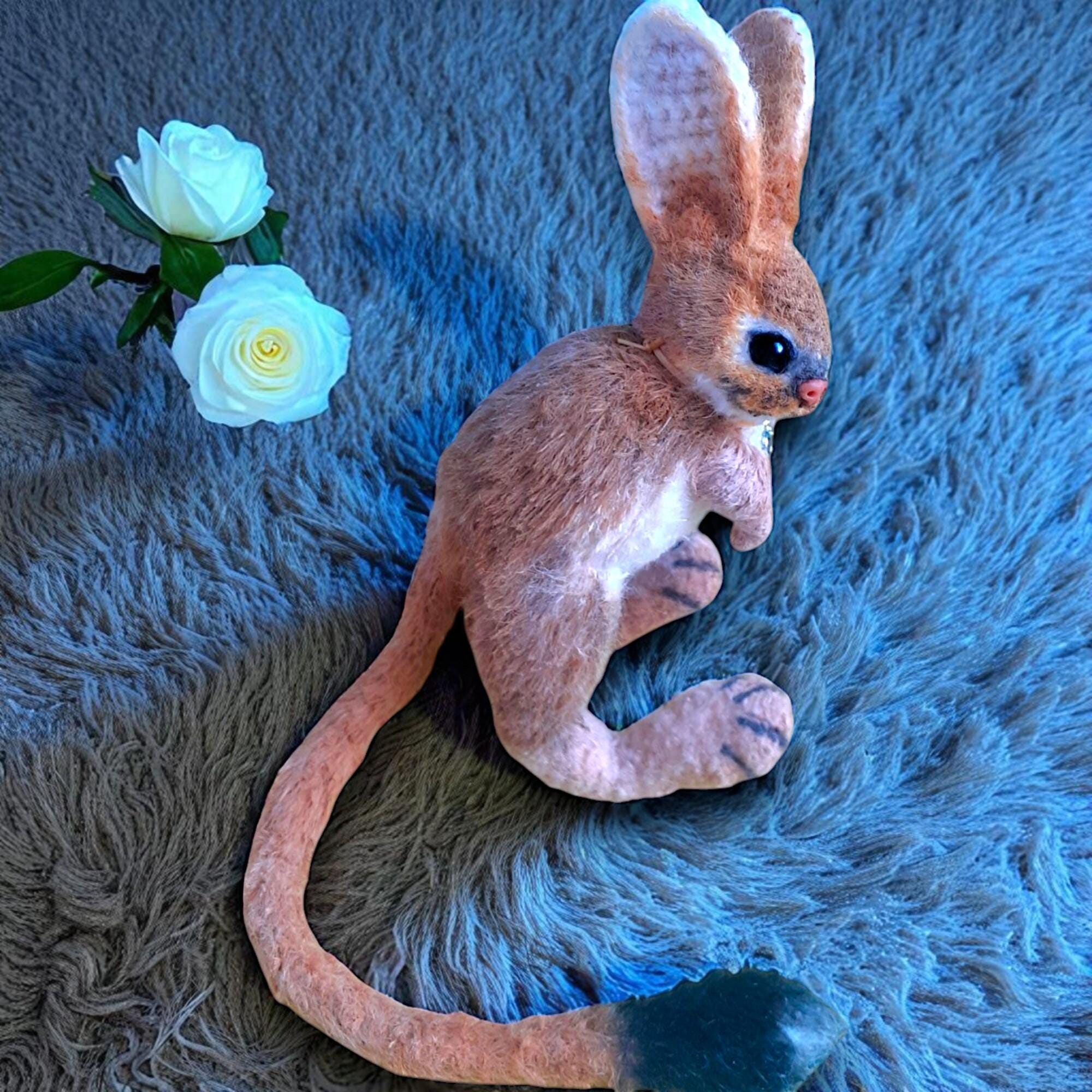 Long-eared Jerboa, Desert Animal, Miniature Crochet - Unique ...