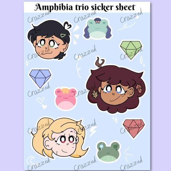 Amphibia Stickers - Etsy