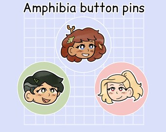 Amphibia Pins - Etsy