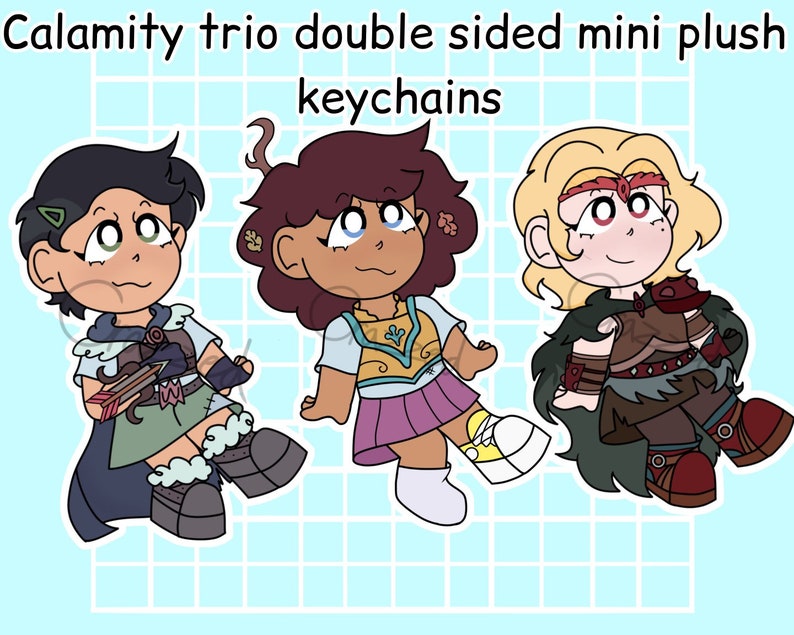 Amphibia Mini Plush Keychains Marcy Anne Sasha PREORDER - Etsy