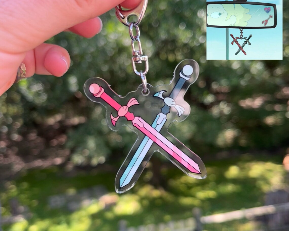 Amphibia Sasha Swords Keychain Amphibia Sasha Waybright - Etsy Canada