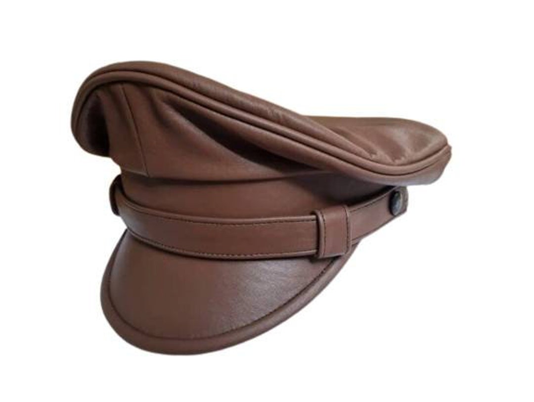 Inest Soft Real Leather Biker ,muir Cap Us Hat in All Sizes Replica - Etsy