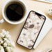 Boho Floral Wallpaper, Minimalist Aesthetic, Neutral, Digital Download ...