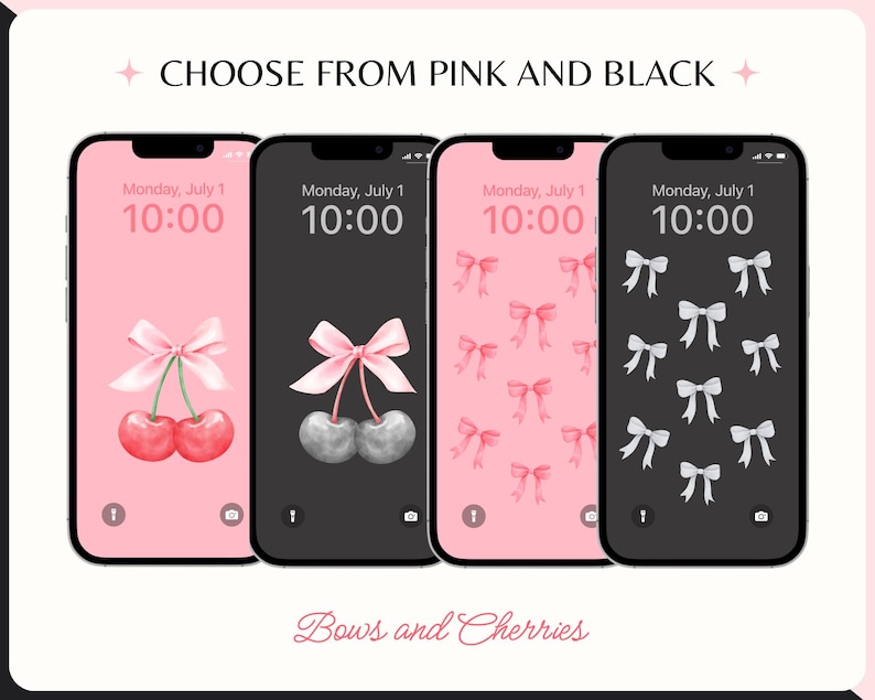 Coquette iPhone Wallpaper, Pink Aesthetic Pack, Valentine's Day Home ...