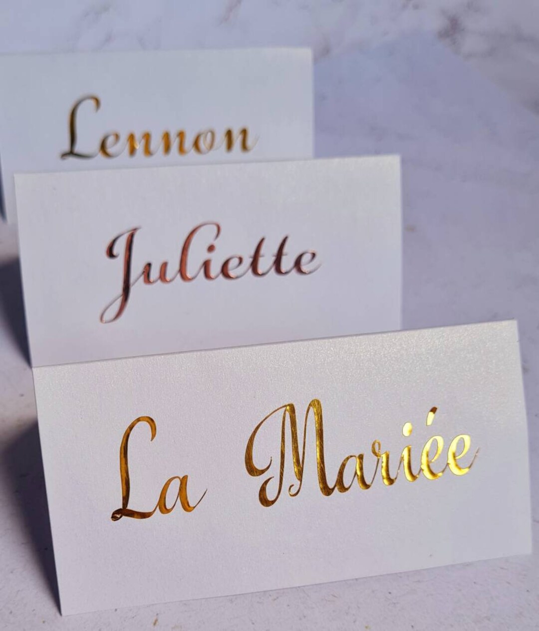 Set of Personalized Place Markers, Wedding Place Markers, Personalized ...