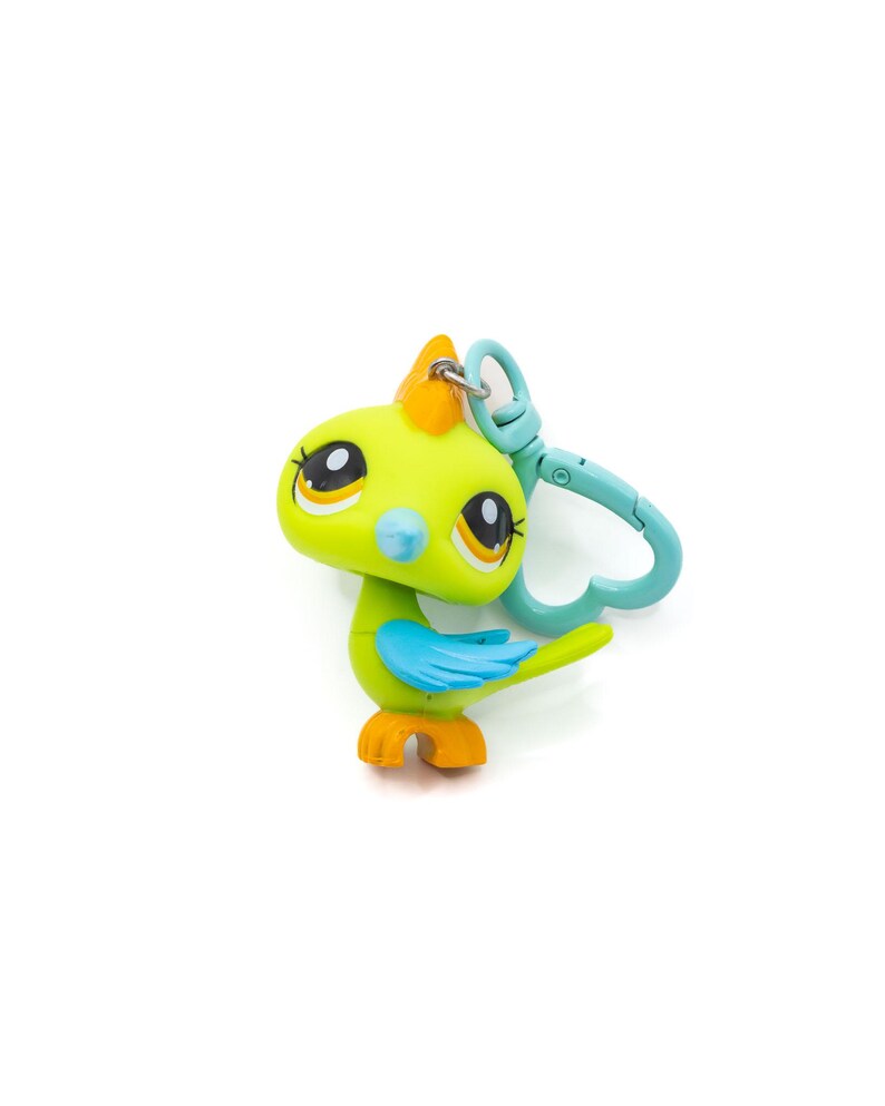 Littlest Pet Shop Green Bird Bag Charm ~ Y2K, Nostalgic Gift, LPS ...