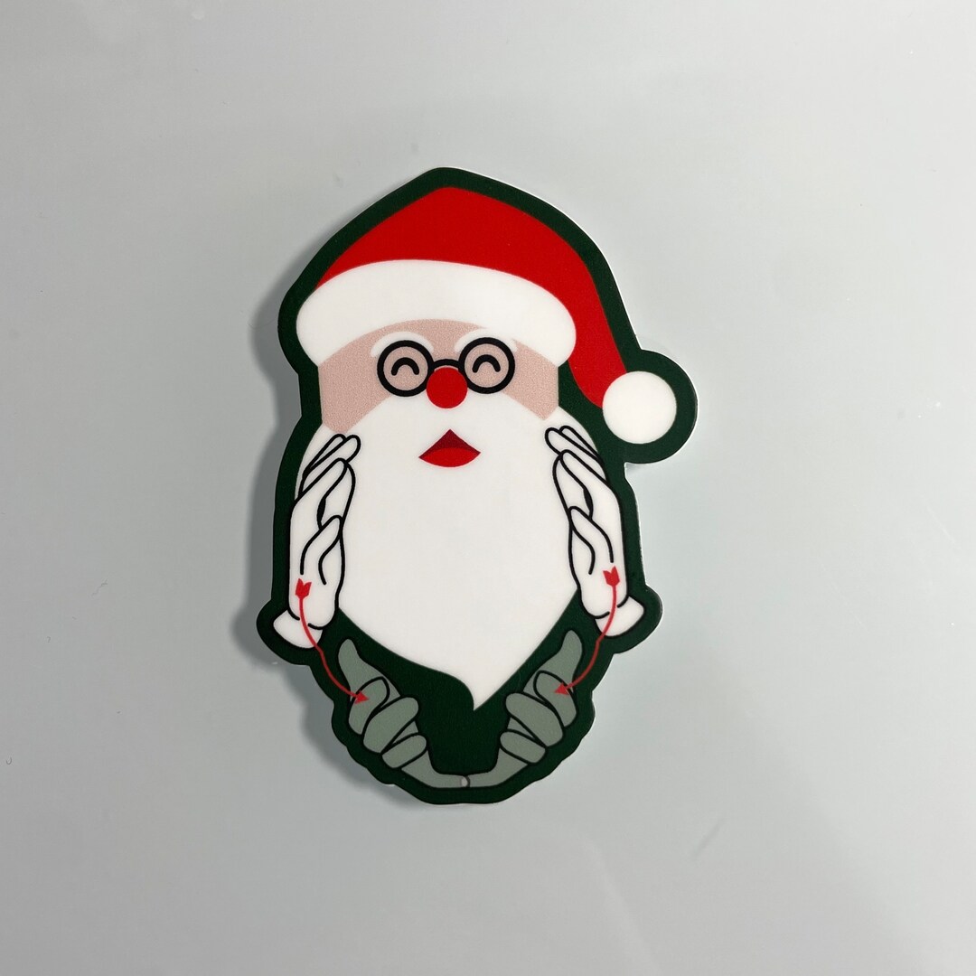 ASL Santa Stickers With 3in. - Etsy