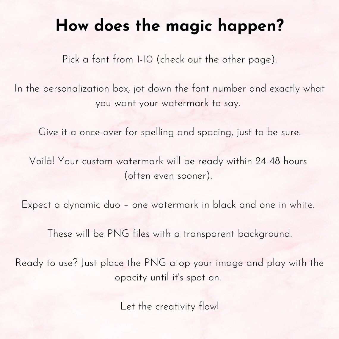 Custom Watermark - Personalized Watermark - Customized PNG File ...