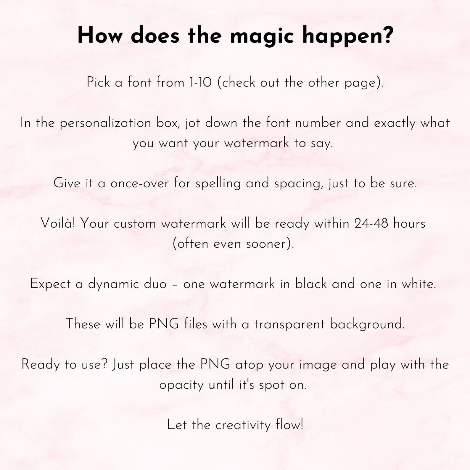 Custom Watermark Personalized Watermark Customized PNG File Mockup ...